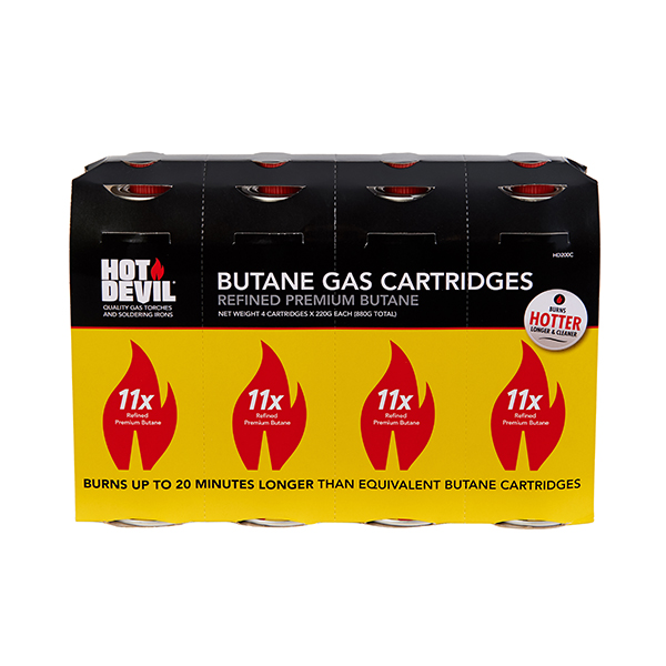 Butane Gas Cartridge – 4 Pack – Mooroopna Hardware